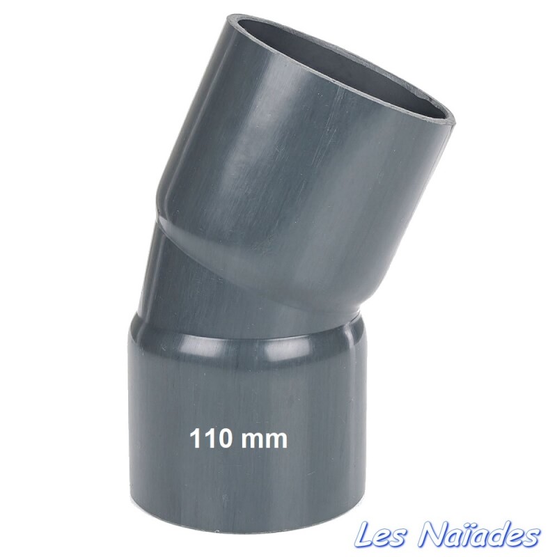 Courbe PVC 30° - Naïades.
